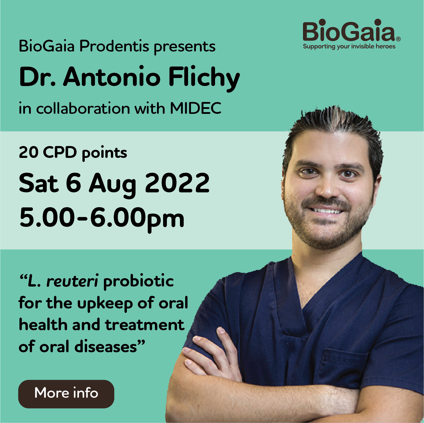 BioGaia Prodentis presents Dr. Antonio J. Flichy Fernández in ...