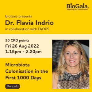 BioGaia presents Dr. Flavia Indrio in collaboration with FAOPS ...