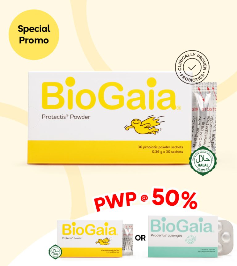 BioGaia Probiotic Chewable Tablets 30’s Exp: 09/2026 - BioGaia Malaysia